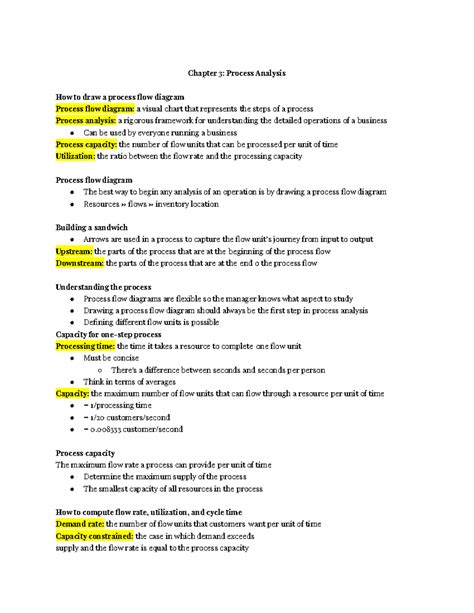 Chapter 3 Process Analysis Chapter 3 Process Analysis How To Draw A
