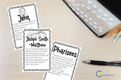 New Testament Definition Cards — Chicken Scratch N Sniff