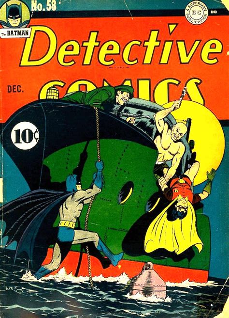 Detective Comics 58 1st Penguin Pencil Ink