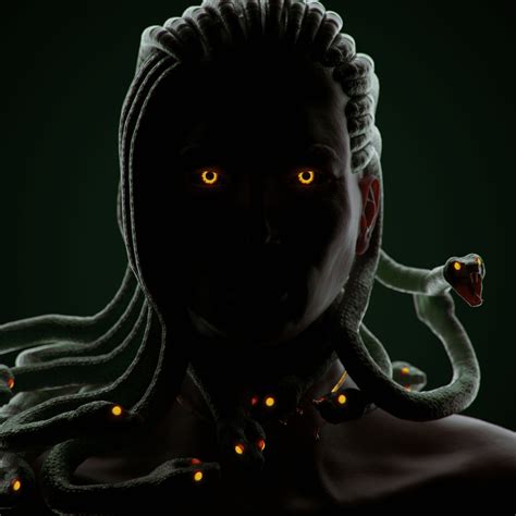 Artstation Medusa Portrait And Full Body Posing