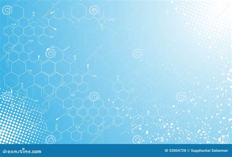 Molecular Structure Abstract Background Stock Vector Illustration Of