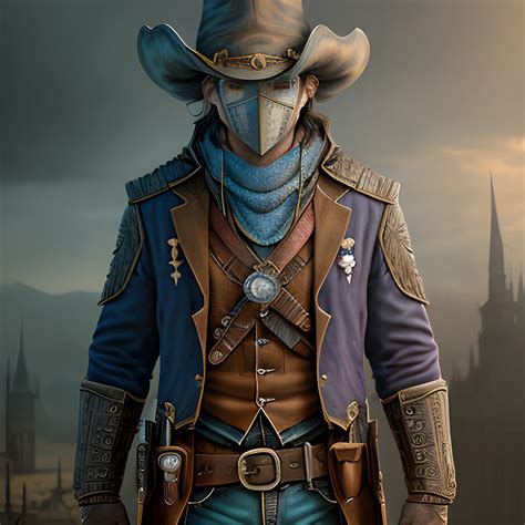 Wizard Gunslinger 8k High Resolution High Quality Photoreal