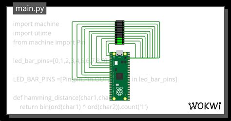 Hamming Distance Copy Wokwi Esp32 Stm32 Arduino Simulator