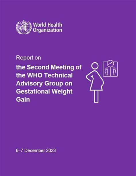 Report On The Second Meeting Of The Who Technical Advisory Group On