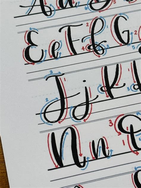 Calligraphy J Uppercase Lowercase Strokes And Practice