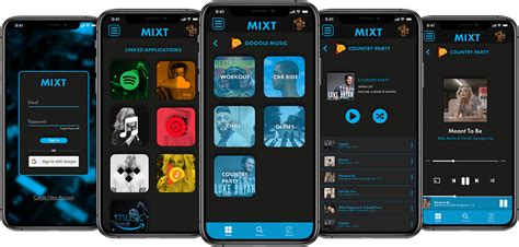 Mixt Music Application