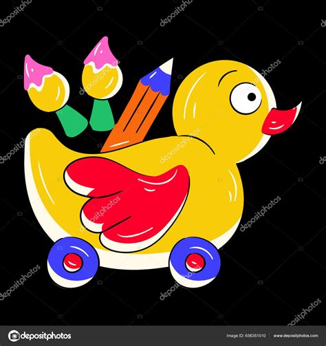 Cute Yellow Duck Icon Vector Illustration Simple Design Stock Vector By ©vectorsmarket 656351010