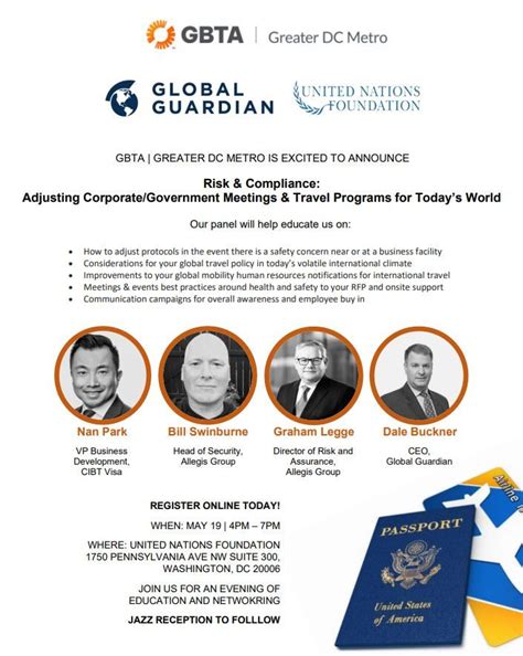 Businesstravel Gbta Dcgbta Riskmanagement Dutyofcare Unitednations Globalguardian