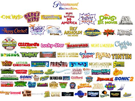 My Paramount Animation Au Lineup By Lucastheanimationfan On Deviantart