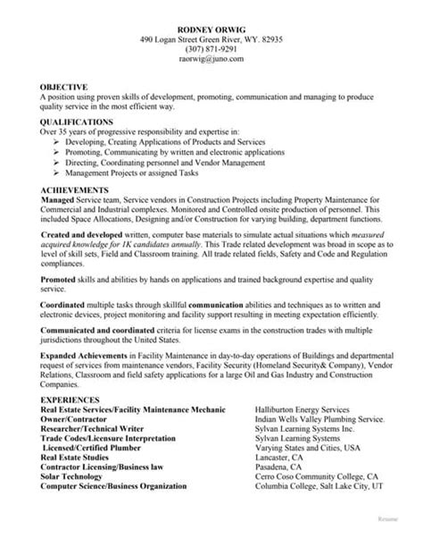 Resume Professional Expanded Doc