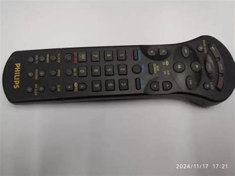 Controle Remoto Video Cassete Philips Vr 456 Usado Parcelamento Sem Juros