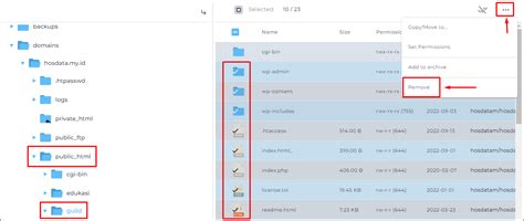 Cara Menghapus Website Pada Hosting Panel Directadmin Hostdataid