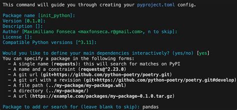simplifying python project initialization by maximiliano fonseca medium