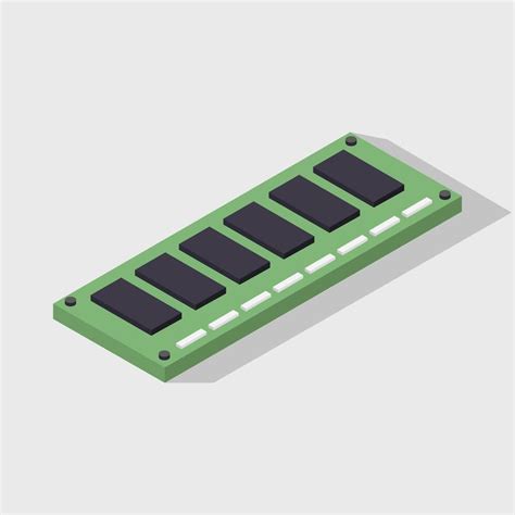 Ram Memory Isometric Illustrated 42339406 Vector Art At Vecteezy