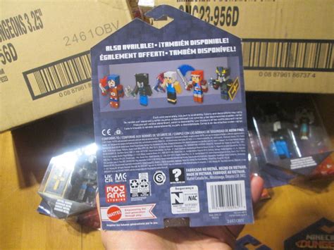 Minecraft Dungeons Armored Vindicator Action Figure Mattel Mojang New