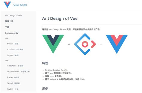 Vue Ui Component And Antdesign Vuejs Examples