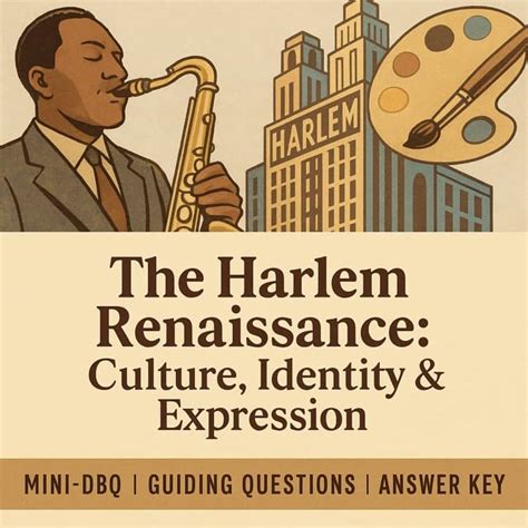 Harlem Renaissance Lesson Culture Identity And Artistic Expression