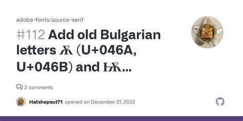 Add Old Bulgarian Letters Ѫ U046a U046b And Ѭ U046c U046d