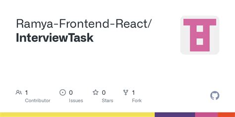 Github Ramya Frontend Reactinterviewtask