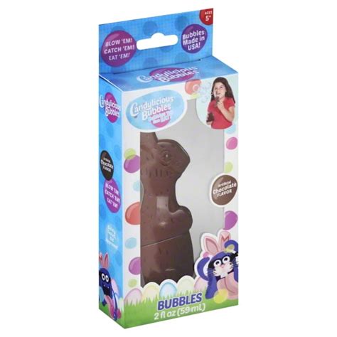 Candylicious Bubbles Bubbles You Can Eat Gluten Free Chocolate Easter Bunny 2 Ounces