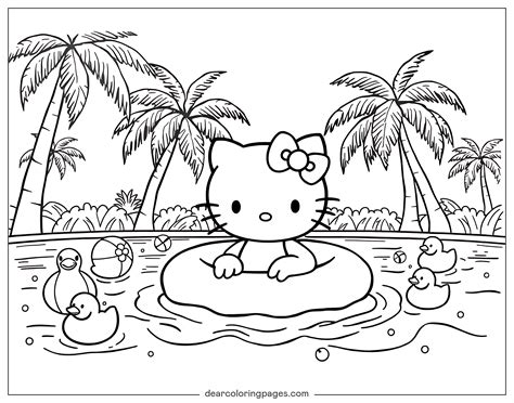 Dibujos Para Colorear De Hello Kitty 55 Diseños Gratuitos Generados