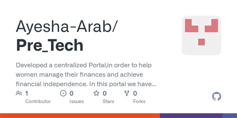 Pre Tech 1 Html At Main · Ayesha Arab Pre Tech · Github