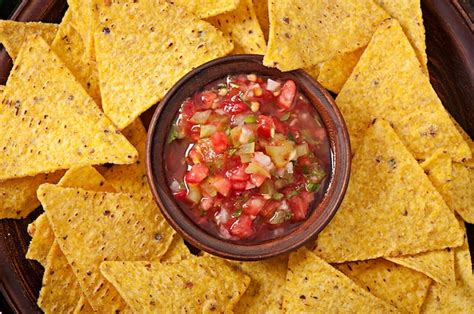 Free Photo Mexican Nacho Chips And Salsa Dip In Bowl