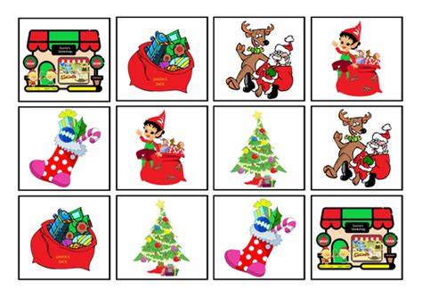 Christmas Snap Game Eyfs And Ks1 Teaching Resources