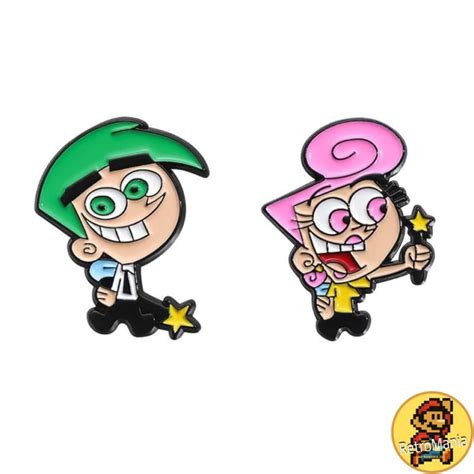 Set 2 Pines Padrinos Mágicos Cosmo Y Wanda Pokeplush