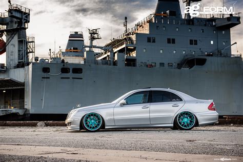 Mercedes E Class Couldnt Get More Stylish Silver And Lowered Boasting