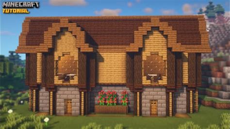 Minecraft How To Build A Medieval Library Tutorial Cute Minecraft Houses Minecraft Library