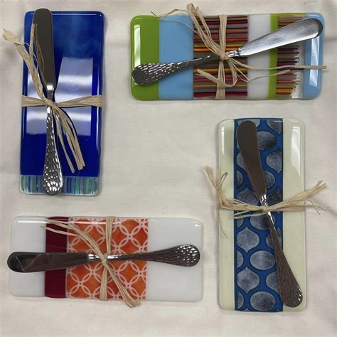 Butter Dish Art Glass Array