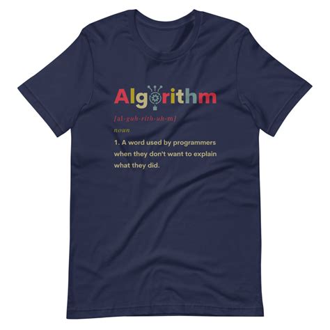 Algorithm T Shirt The Wacky Company