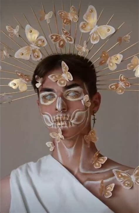 Butterfly Makeup Headpiece Diy Face Art Makeup Maquillaje Halloween