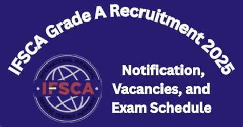 Ifsca Grade A Recruitment 2025 Notification Vacancies And Exam