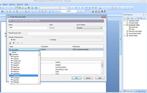 SAP B1 8 82 Cascading Parameters For Layout Report SAP Community