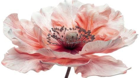 Fantastic Flowers Isolated Unreal Beauty Flower Set On White
