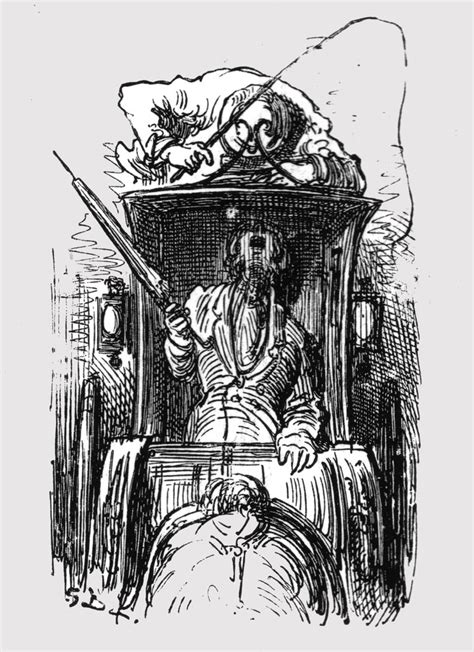 Hansom Cab Gustave Dore Estampe Dart