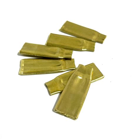 Flattened Brass Blanks For Metal Stamping Real Fired Bullet Casings