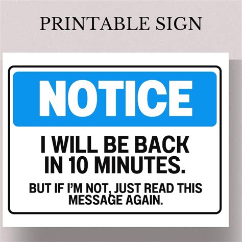 On A Break Sign Etsy