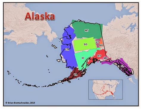 Brian B S Climate Blog Alaska Size Comparison Maps
