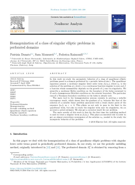 Homogenization Of A Class Of Singular Elliptic Problems In Perforated Domains