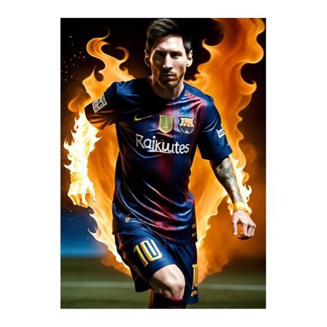 Messi Fire 001 A1 Poster Shop Today Get It Tomorrow