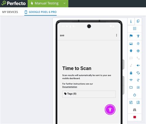 Testing On Android With Perfecto Deque Docs