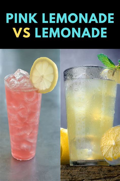 The Difference Between Pink Lemonade And Regular Lemonade