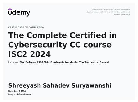 Shreeyash Suryawanshi On Linkedin Udemy Cybersecurity
