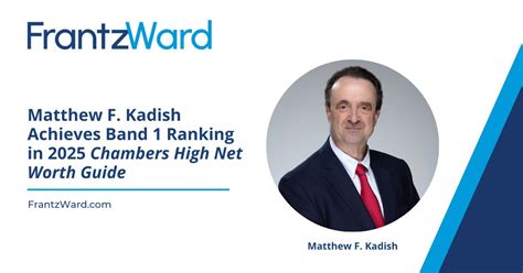 Congratulations To Partner Matthew Kadish For Being Recognized In The 2025 Chambers High Net