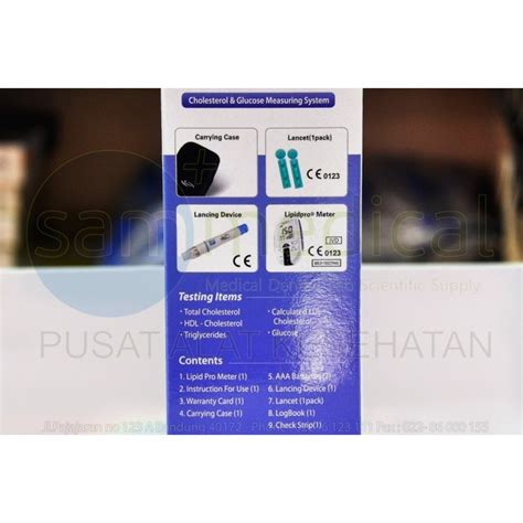 Jual Lipid Pro Kolesterol Trigliserida Hdl Ldl Glucose Meter Shopee Indonesia