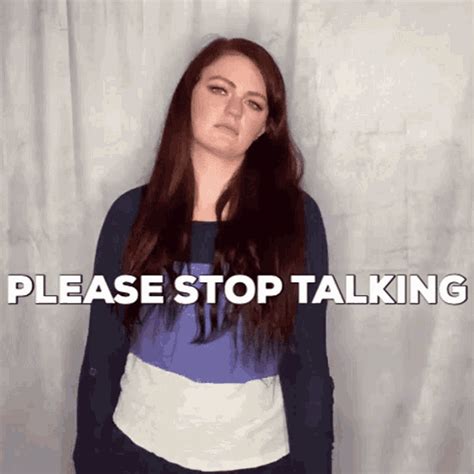 Please Stop Talking 