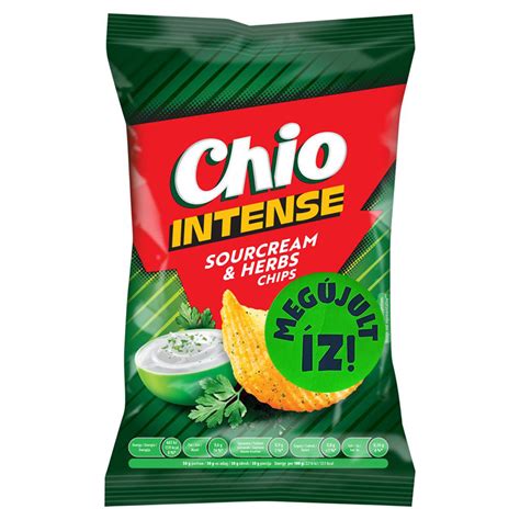 Chio Chips Intense 55 G Tejfölös Zöldfűszeres Webáruház 549 Ft Chio Chips Intense 55 G